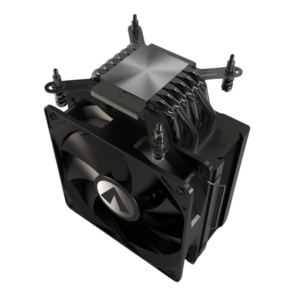 VIDA Boreas Black CPU Cooler With 120mm PWM Black Fan 6x Copper Heat ...